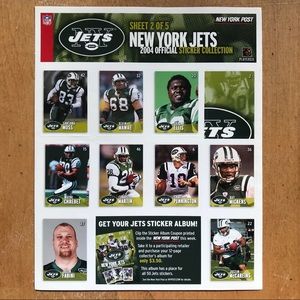 Players Inc | Toys | 204 Ny Jets Giants Sticker Collection | Poshmark